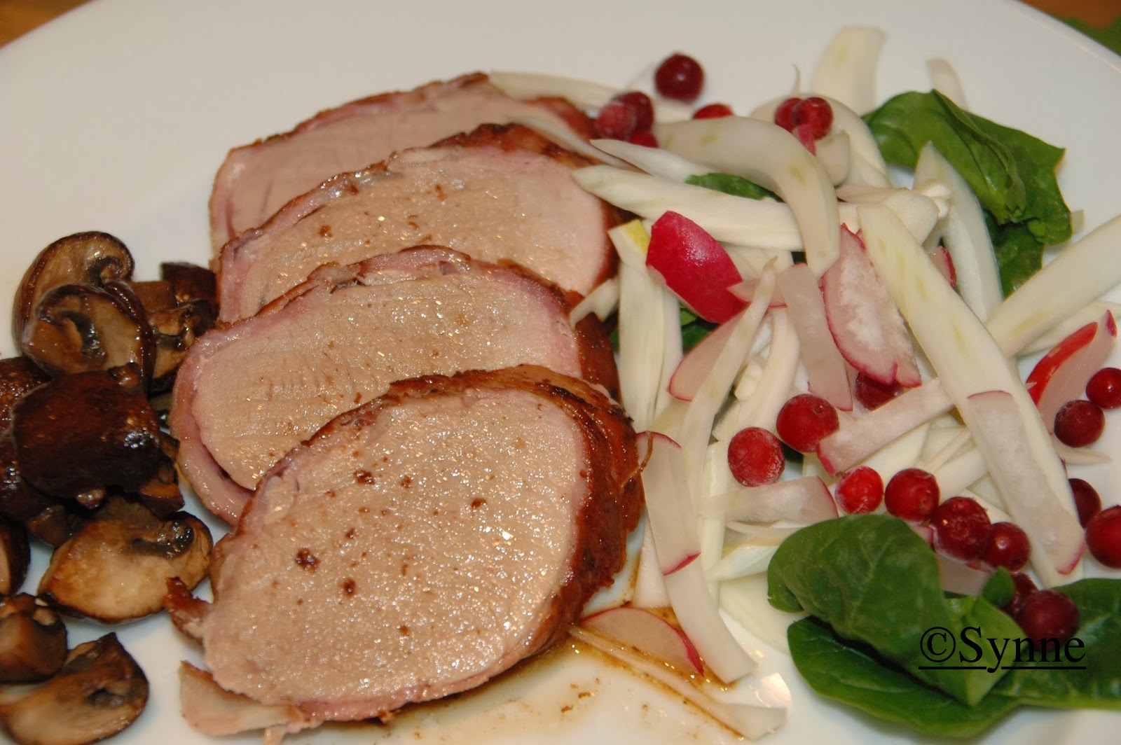 ganske enkelt: Svinefilet surret i bacon