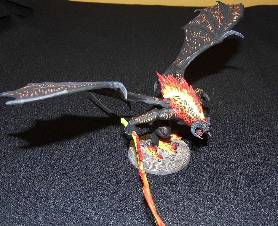 Miniature War gaming and painting: Painting Balrog (Lord of the Rings)