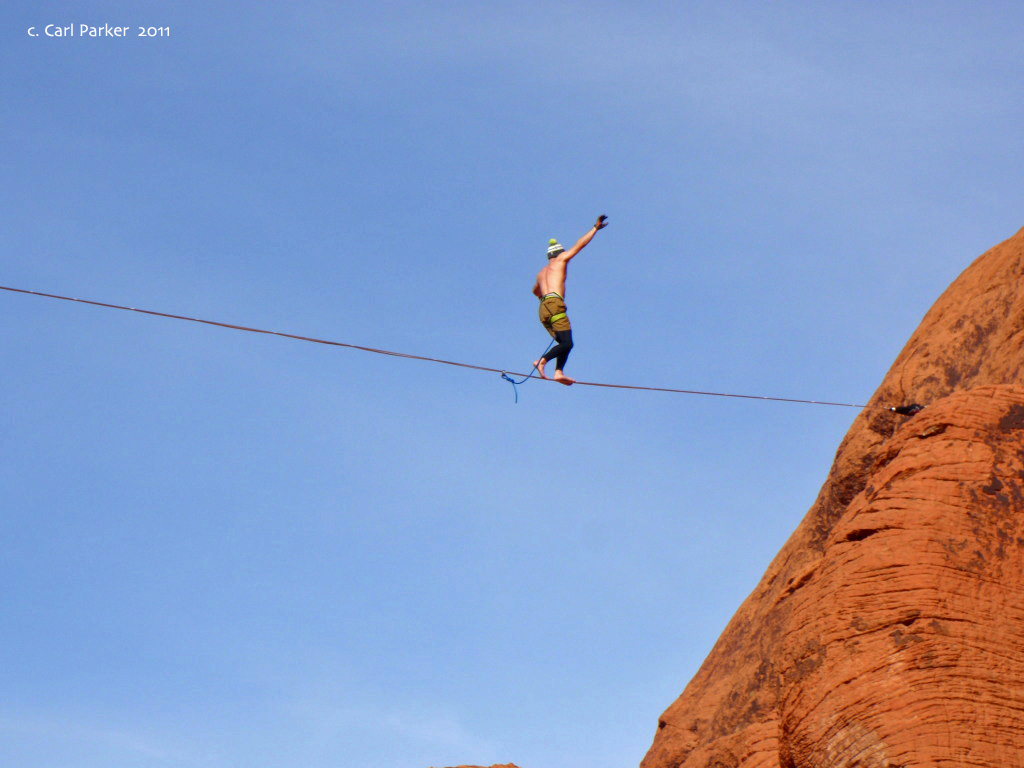 Around the Bend Friends ®: Tight-rope Walker at Angel Pass - 11/28/11
