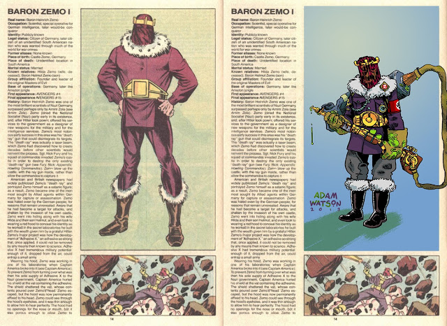 The Official Handbook to the Marvel Universe - REDUX Edition: BARON ...