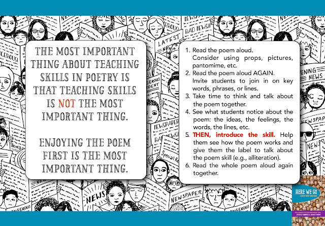 Poetry for Children: HERE WE GO: Teaching poetry skills