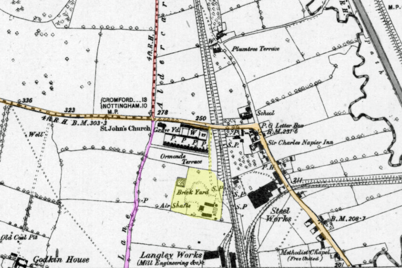 East Midlands Named Bricks : Heanor, Langley Mill. Sandiacre, Shipley ...