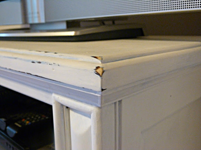 Taking Notes...Coast to Coast: Repurposed TV Stand