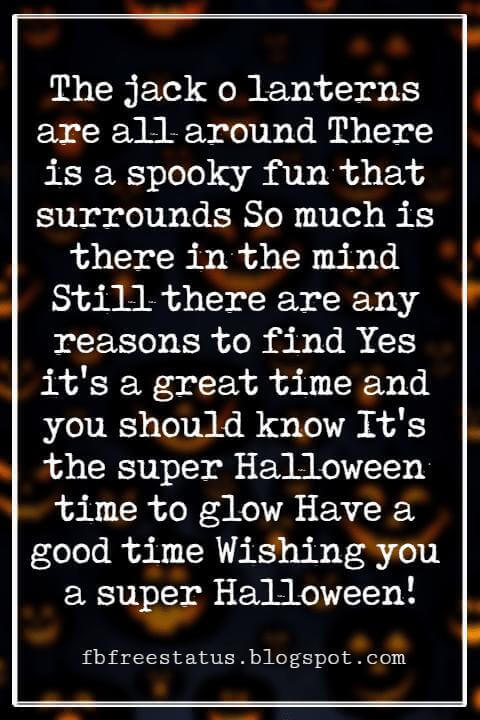 Halloween Messages to Write in a Halloween Greeting Card