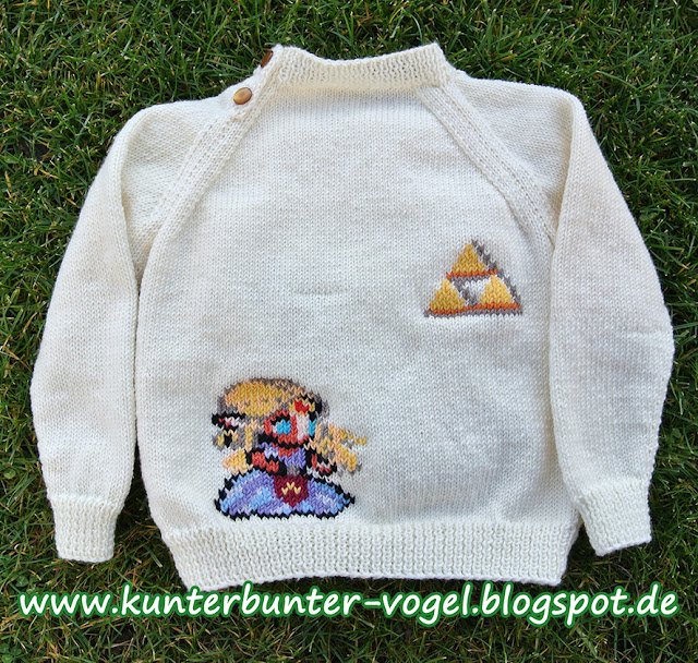 Kunterbunter Vogel: Zelda Nintendo Pullover