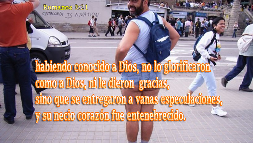 LA BIBLIA DICE: Habiendo conocido a Dios, no lo glorificaron como a ...
