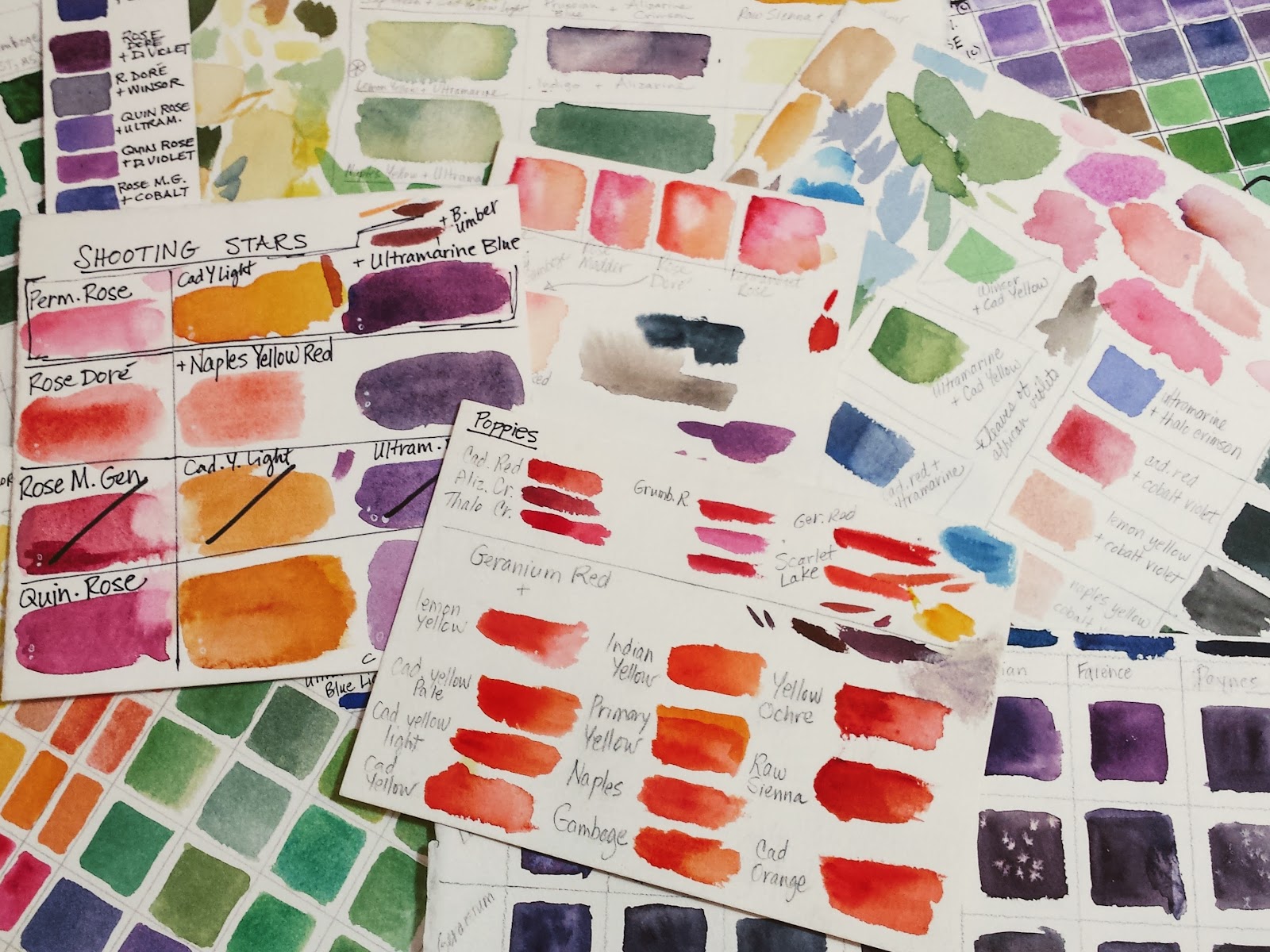 She Must Make Art : 5 Steps For Making Your Own Watercolor Mixing Grid