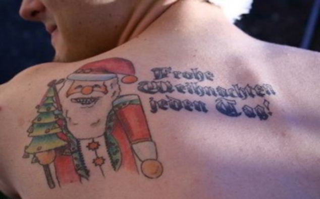 15+ Best Inspiring Christmas Tattoo Designs ~ Art Magazine