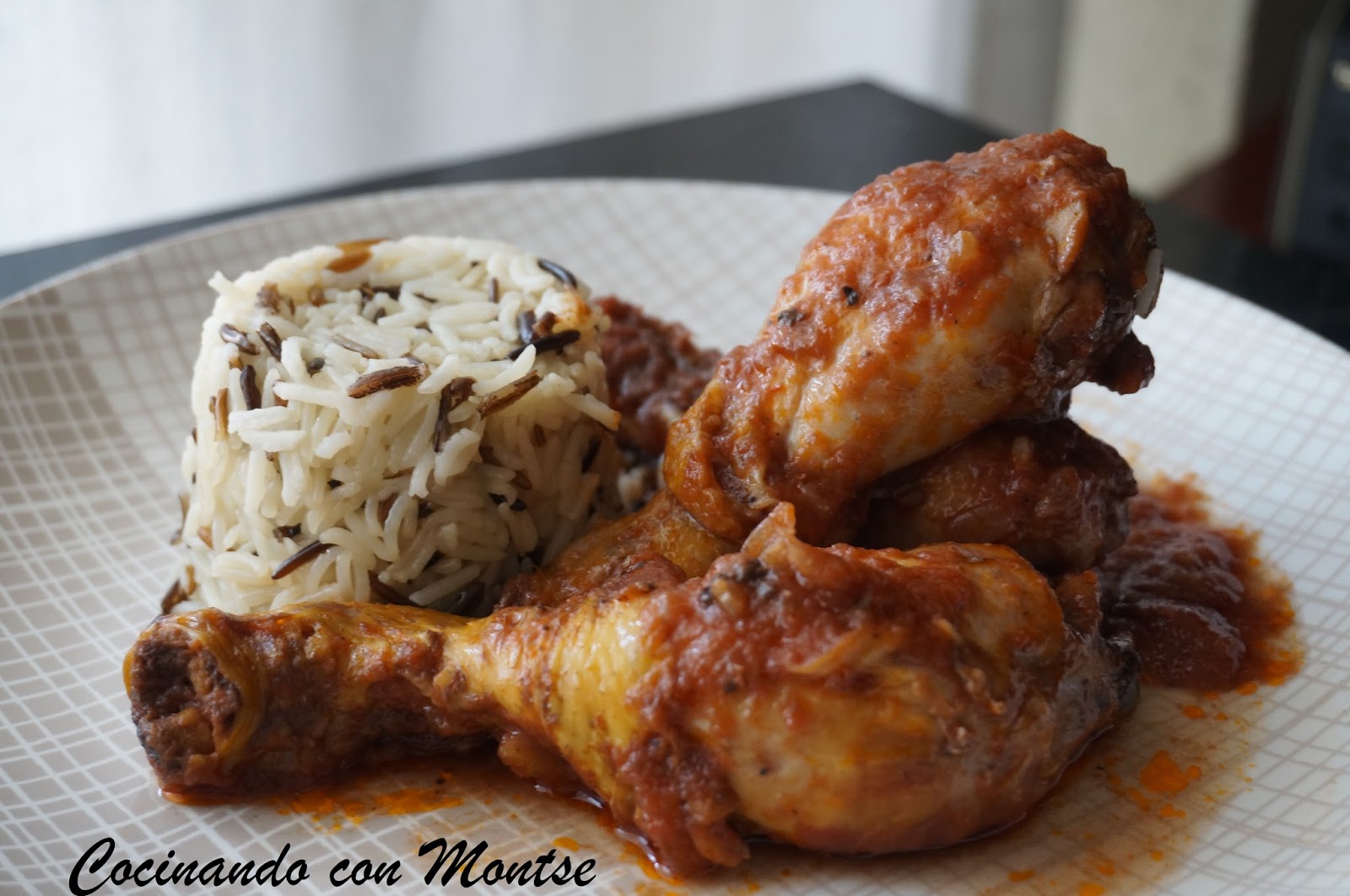 Jamoncitos de pollo al vino tinto - Cocinando con Montse