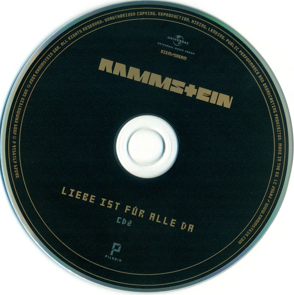 Encarte: Rammstein - Liebe ist für alle da (Special Edition) - Encartes Pop
