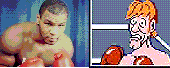 Mike Tyson nunca venceu Glass Joe em Punch-Out!! (NES)