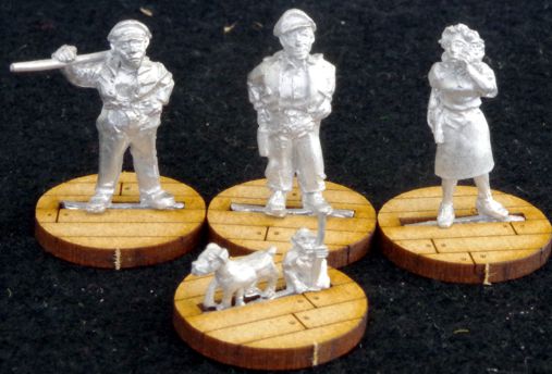 Wargame News and Terrain: Sally 4th: Three New Packs of Pulp Figures in ...