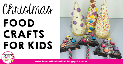 Christmas Food Crafts For Kids | Foundation into First