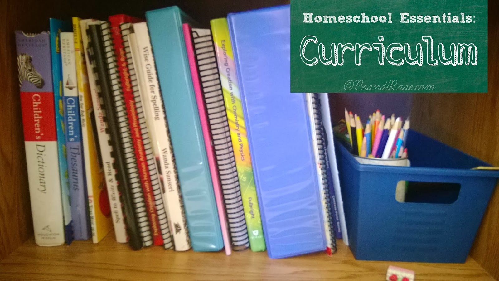 Brandi Raae: 5 Days of Homeschooling Essentials ~ Curriculum