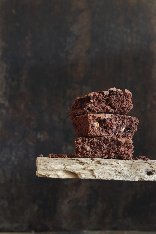 Brownie de chocolate y nueces {sin gluten} - Mi Gran Diversión