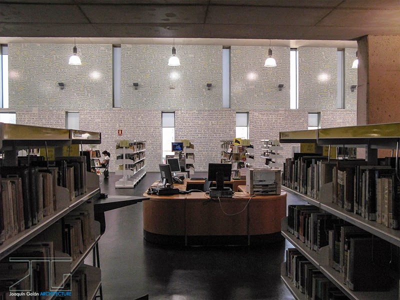 Public Library José Hierro, Usera, Madrid - Architecture Joaquin Galan