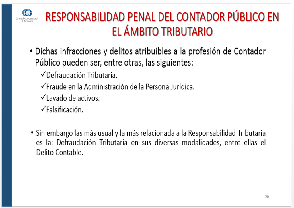 Tributación y Estado de Derecho: Presentación: Responsabilidad ...