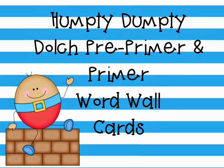 Stars and Wishes: Humpty Dumpty Word Walls