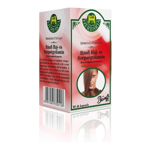 Hair loss shampoos: BÁNFI HAIR- AND BEAUTY-VITAMINS 30 PCS.