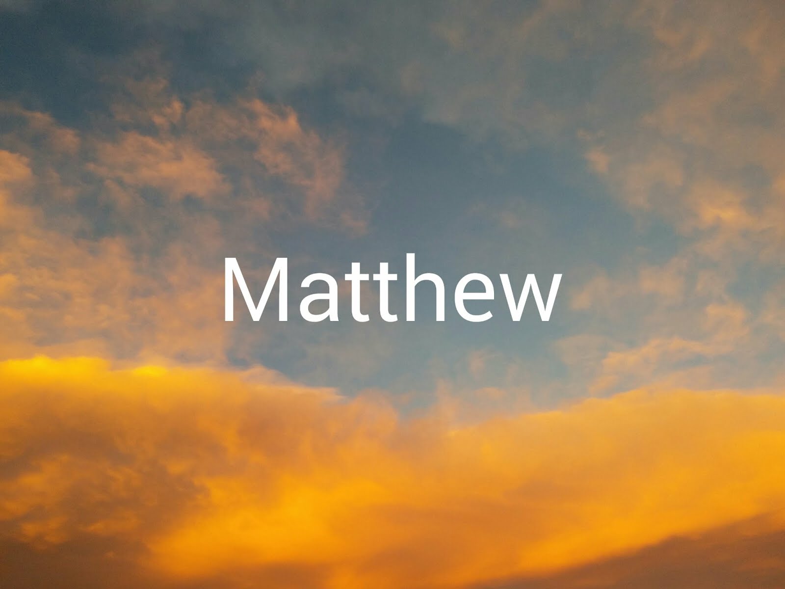 Savoring the Bible: Matthew 1: S.O.A.P. #1 of 1,189
