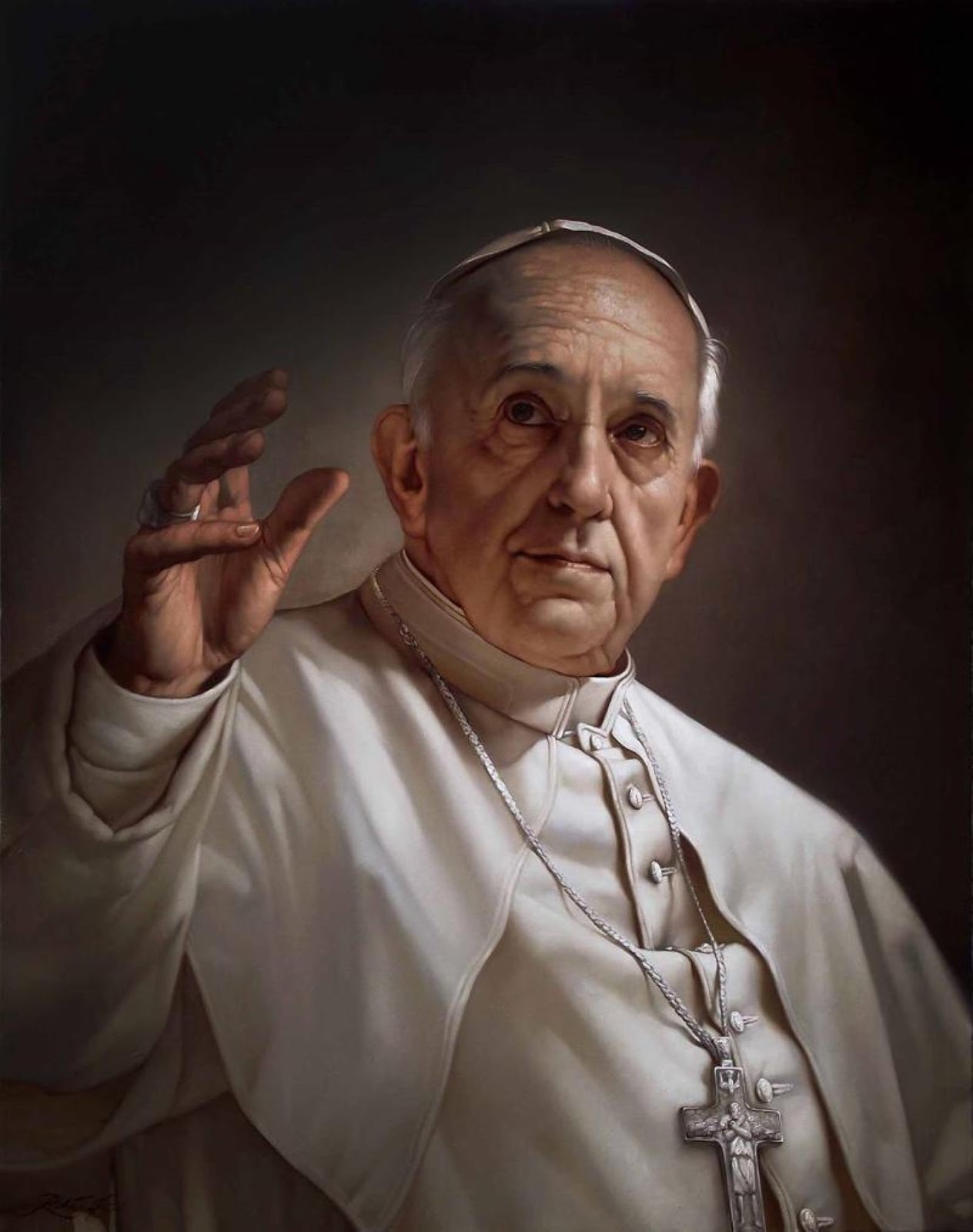 Roberto Ferri, 1978 | Portrait of Pope Francis : 네이버 블로그