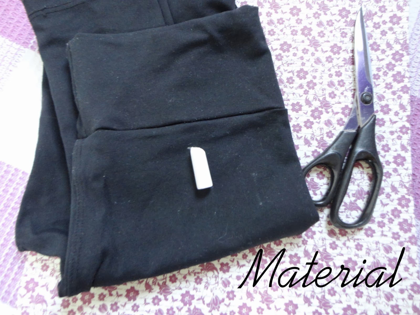 faça você mesma.: Legging rasgada