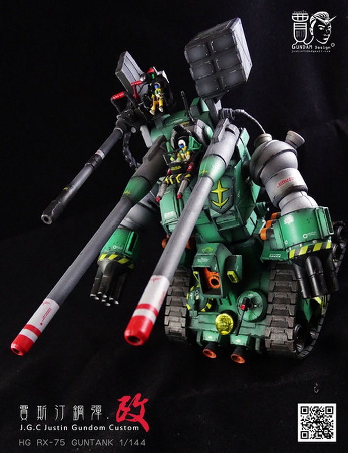 Custom Build: HGUC 1/144 Guntank Ver. JustinJGC