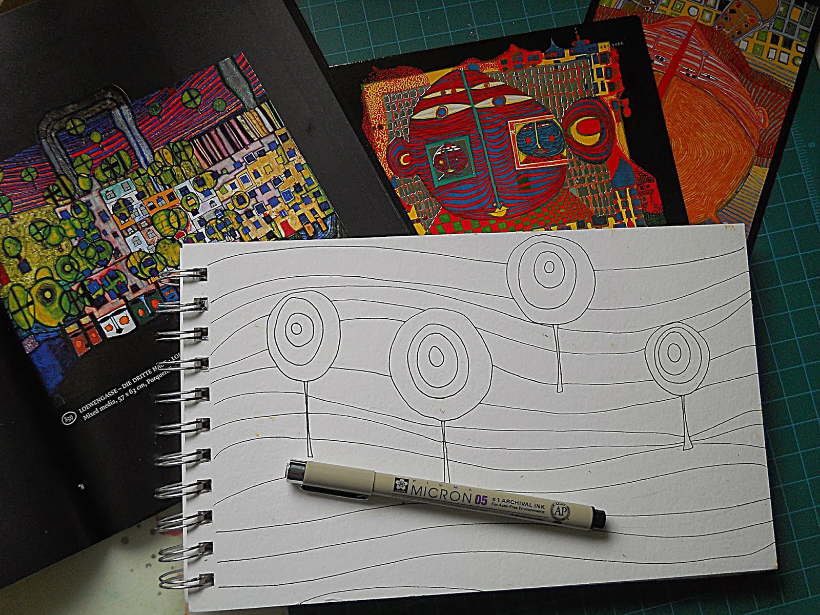 a sprinkle of imagination: A tribute to Hundertwasser.