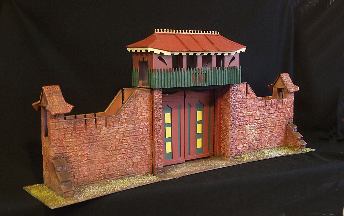 jans model buildings: 54mm Chinese Gate Boxer Rebellion