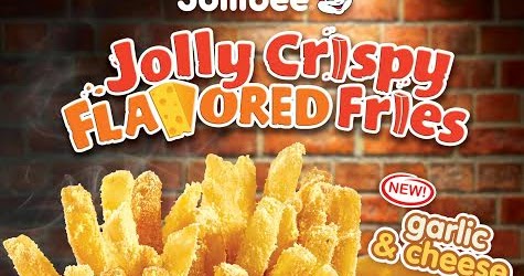 Jollibee Crispy Flavored Fries in Garlic and Cheese | Snapped and Scribbled