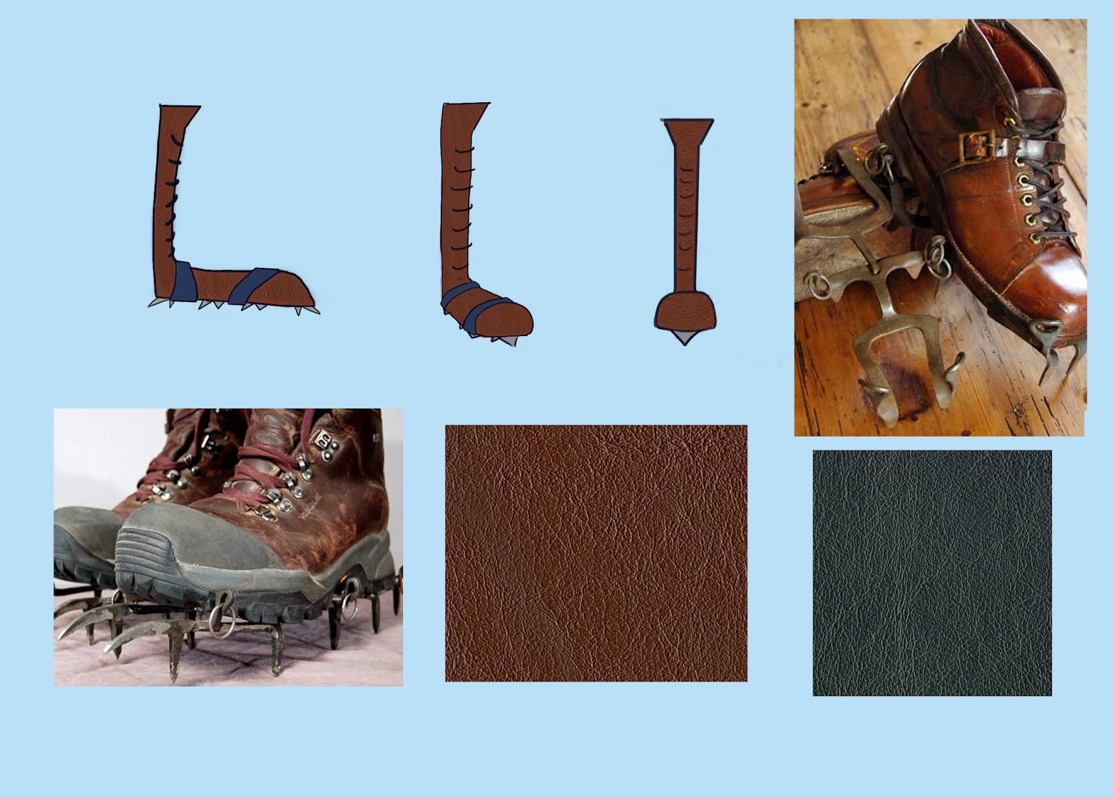 Ram's Horn: Boots model sheet