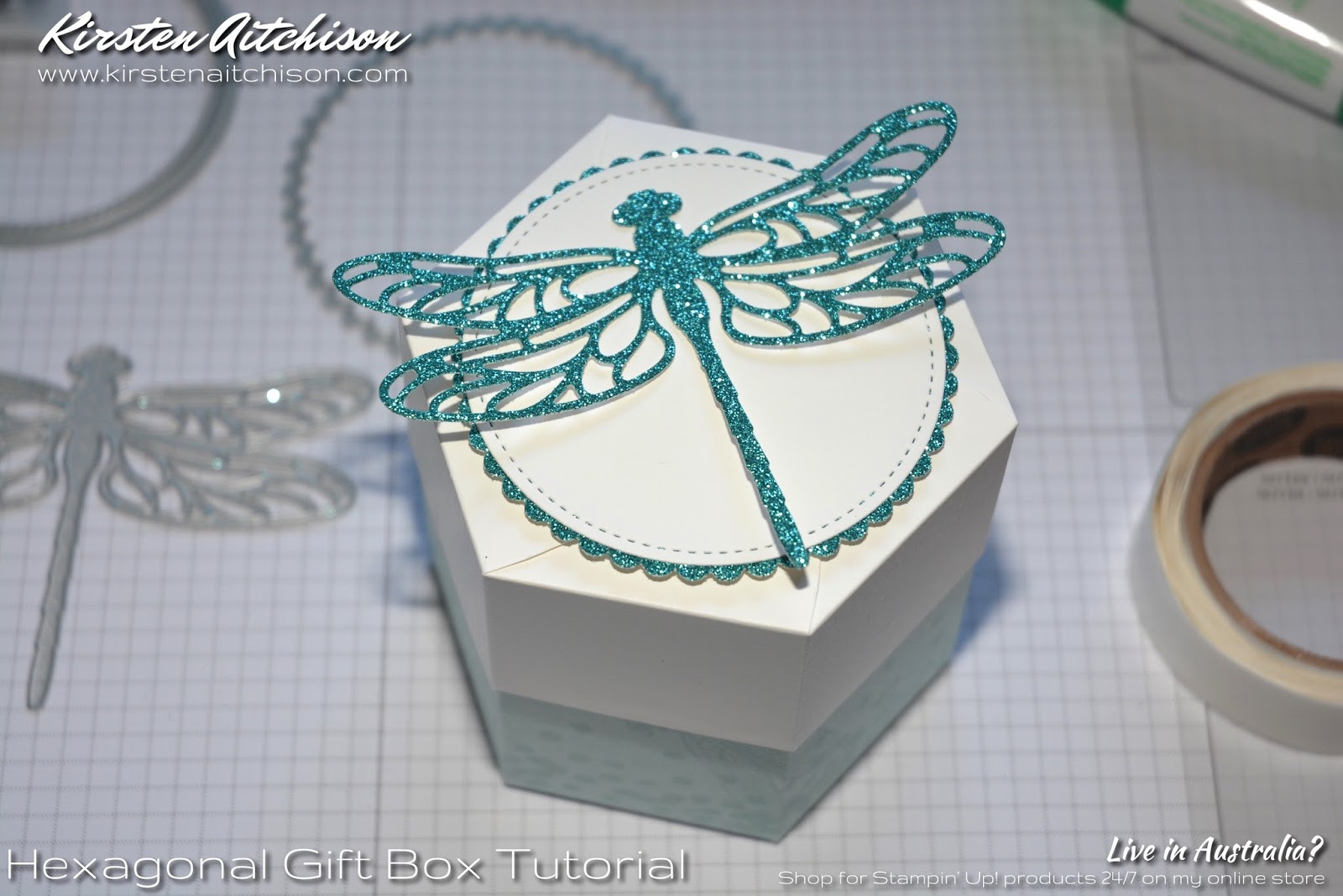 Kirsten Aitchison: Handmade with Love: Hexagonal Gift Box Tutorial