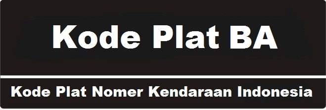 Kode Plat Nomor Kendaraan BA | KODE PLAT NOMOR