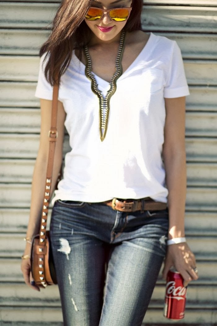 FASHION, BEAUTY, LIFESTYLE!!!: CHIC WAYS TO WEAR WHITE TEES