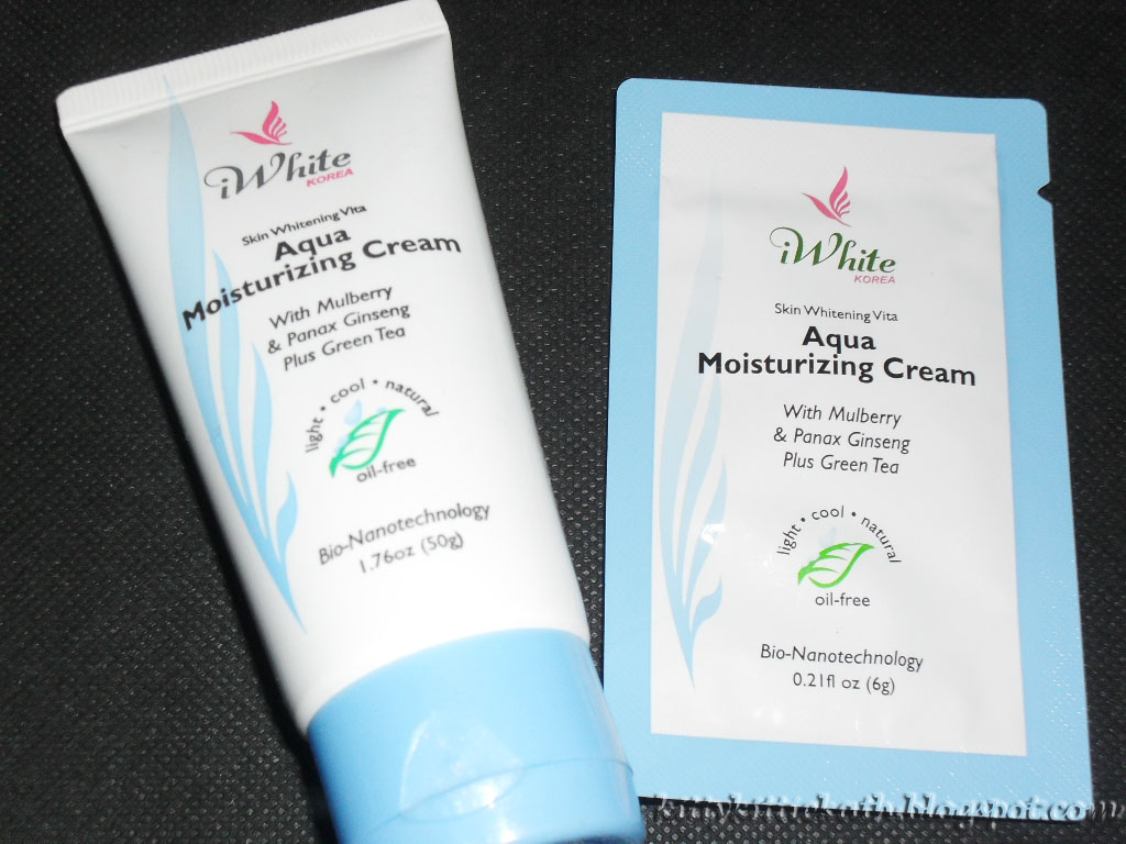 Product Review: iWhite Korea Aqua Moisturizing Cream | Dear Kitty ...