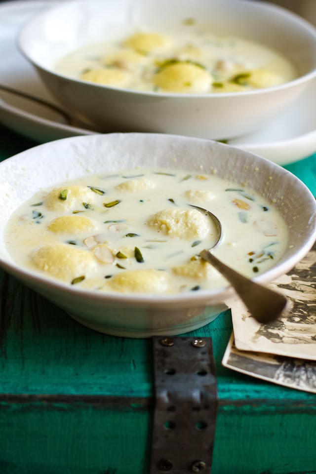 Ras Malai - Sweet Milk Dessert with Dumplings | Journey Kitchen