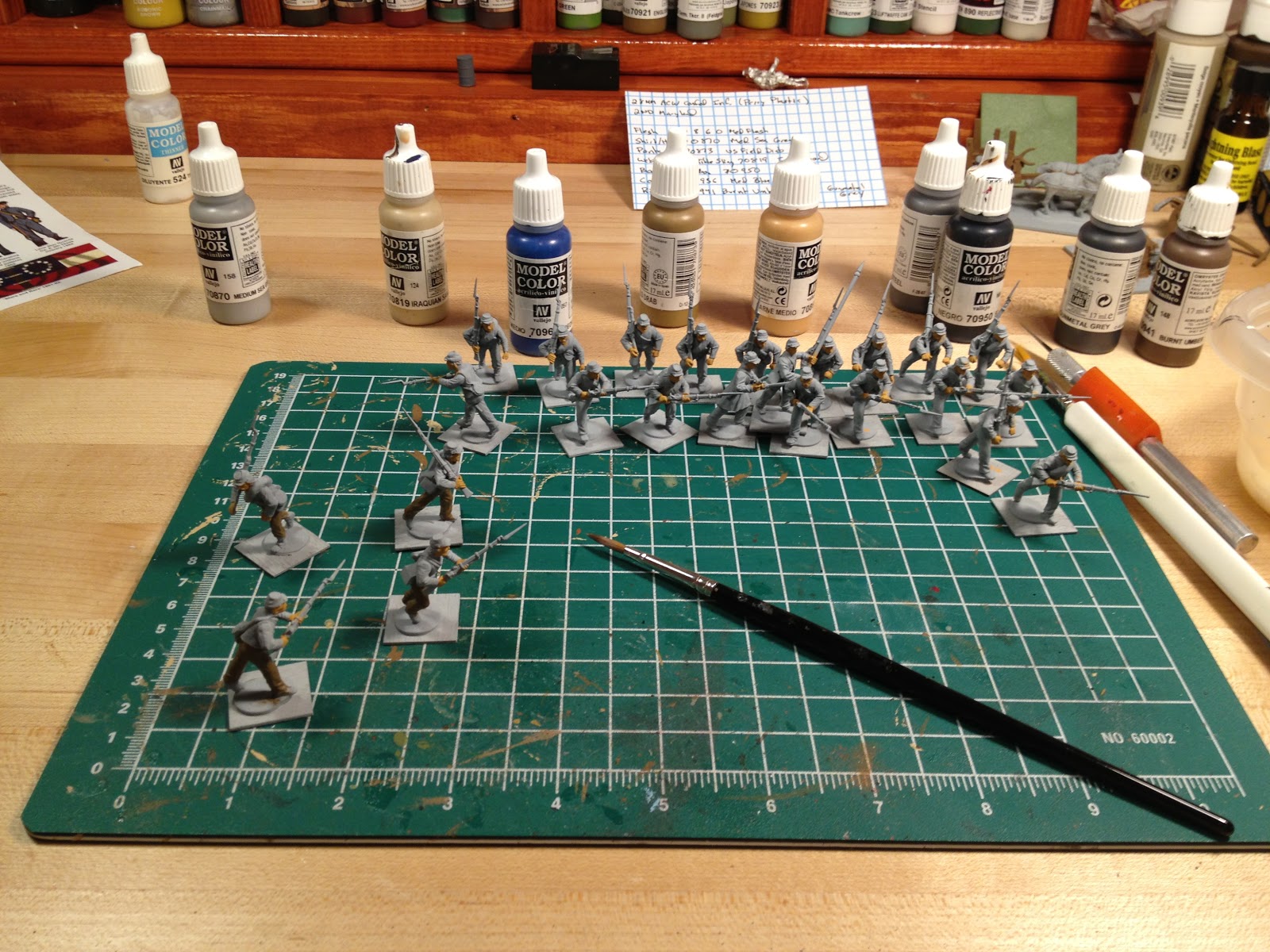 Lair of the Uber Geek: 28MM ACW: Perry Plastic Confederate Infantry