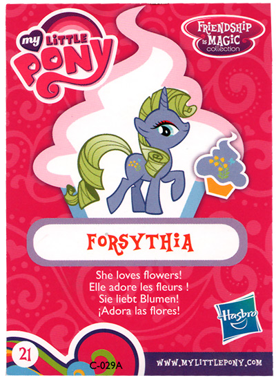 MLP Forsythia Blind Bag Cards | MLP Merch