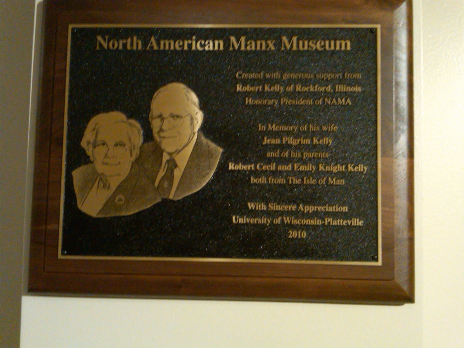 The PLAQUE! - North American Manx Association