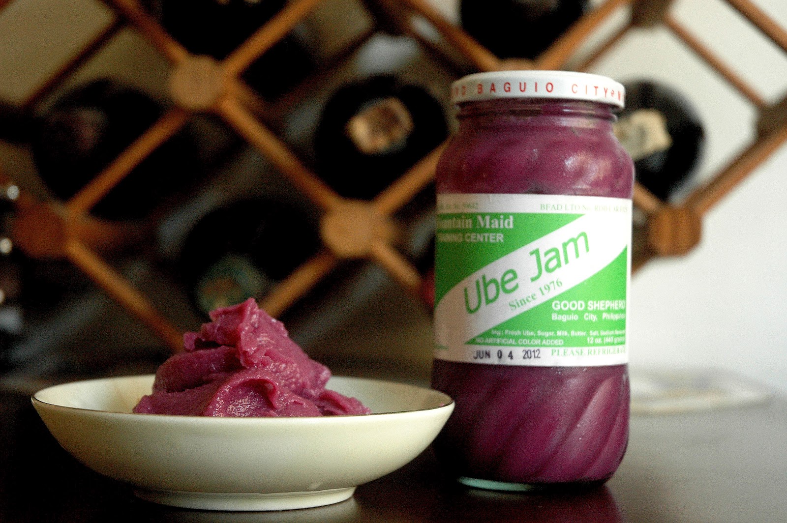 DUDE FOR FOOD: What's in the Fridge...Mountain Maid Ube Jam