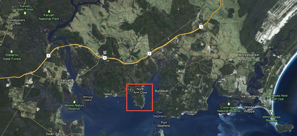 Gunyah artist-in-residence program: Location