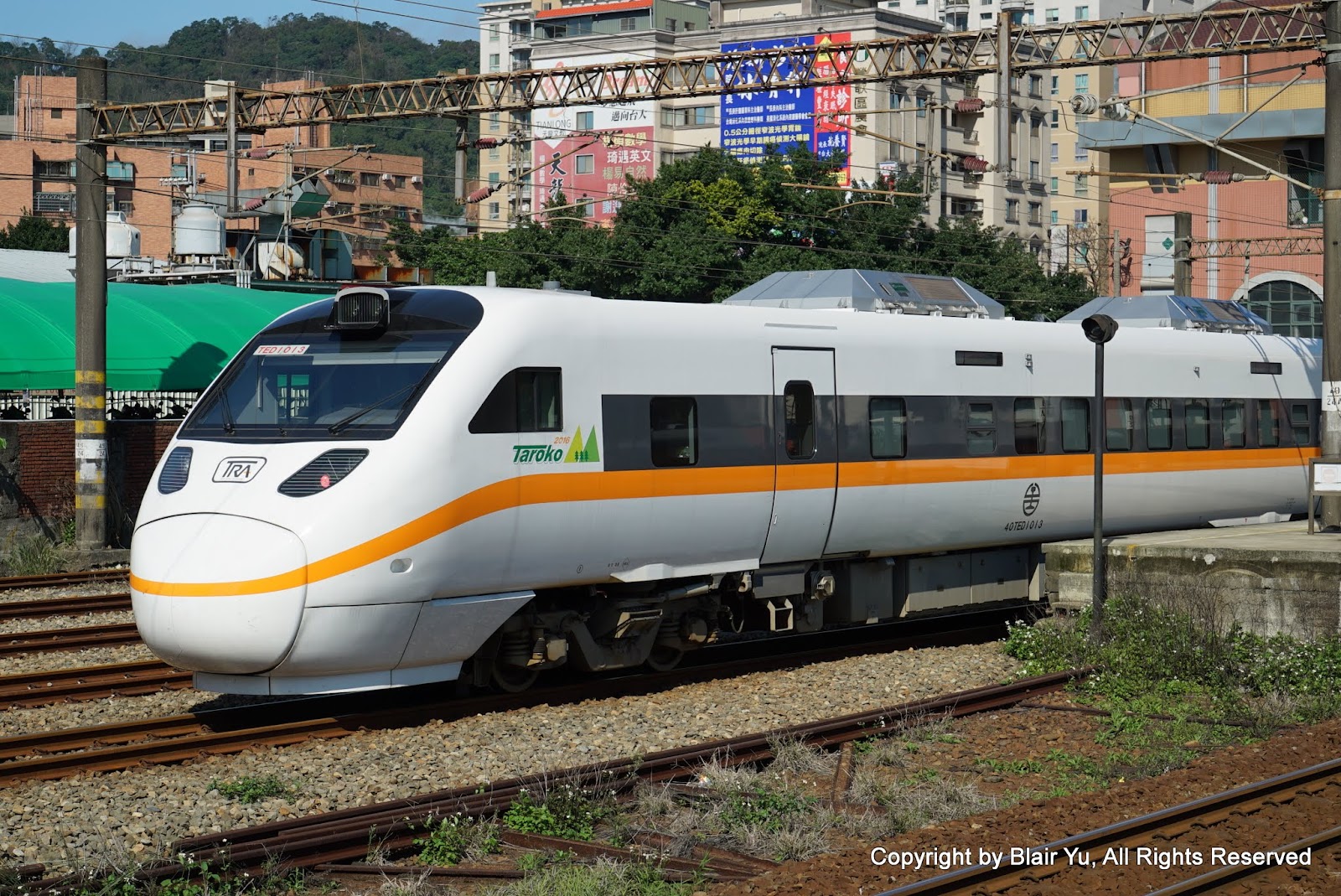Blair's 鐵道攝影: TEMU1013傾斜式電聯車 太魯閣號(Taroko Express)