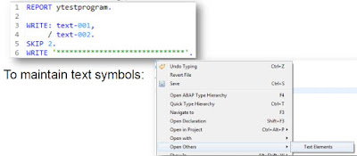 SAP ERP ABAP SIMPLE OUTPUT STATEMENTS