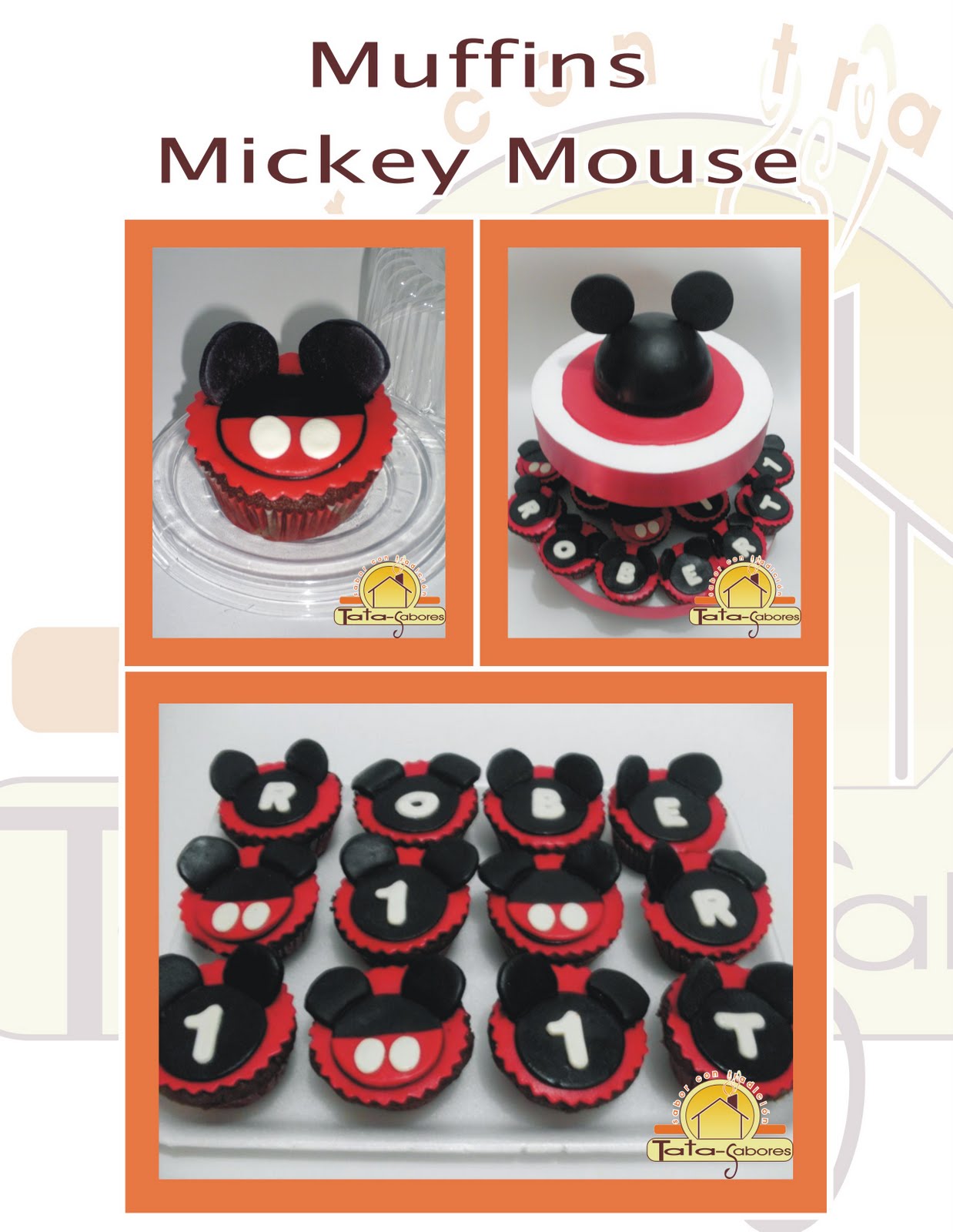 Muffin de Mickey - Imagui