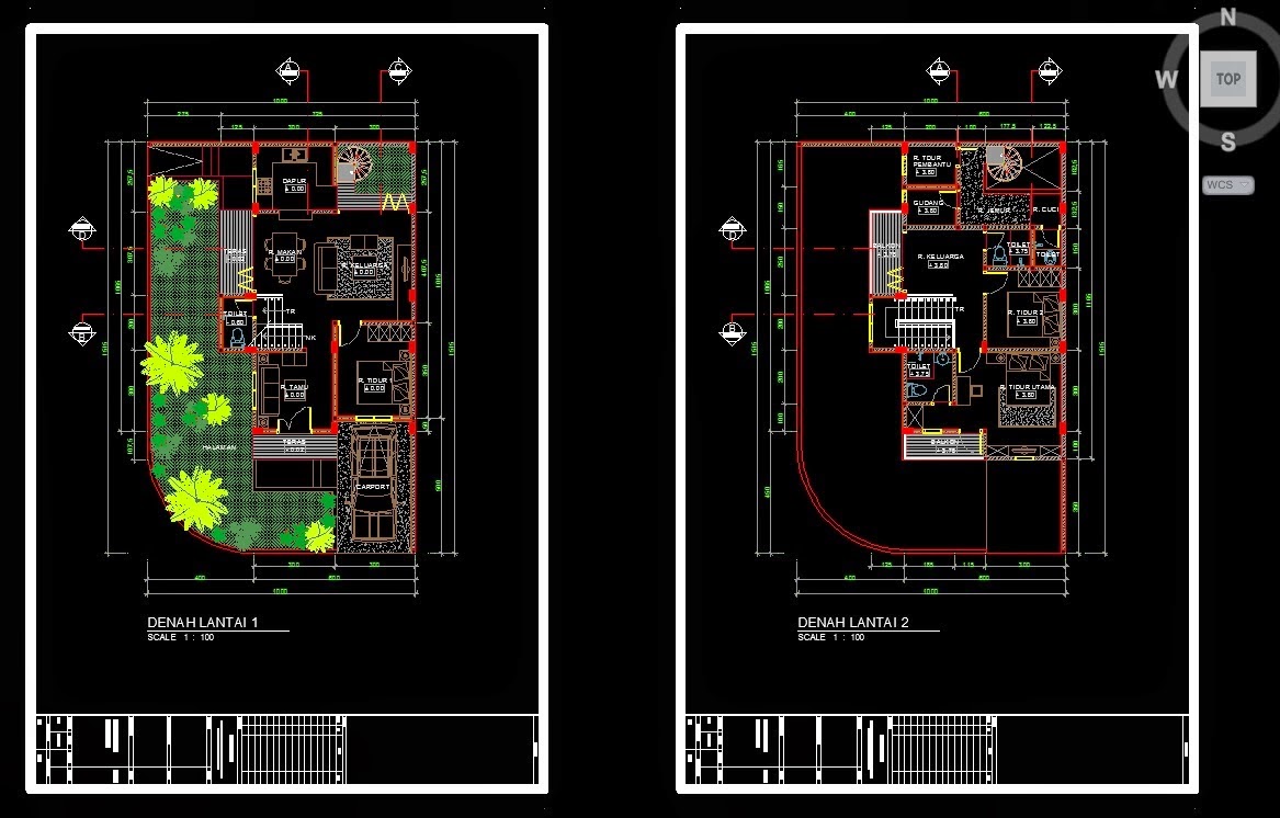 Download Desain Rumah Minimalis Format Autocad | Top Rumah