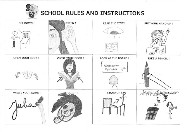 LET'S SPEAK ENGLISH !: SIXIEME - SCHOOL RULES AND INSTRUCTIONS