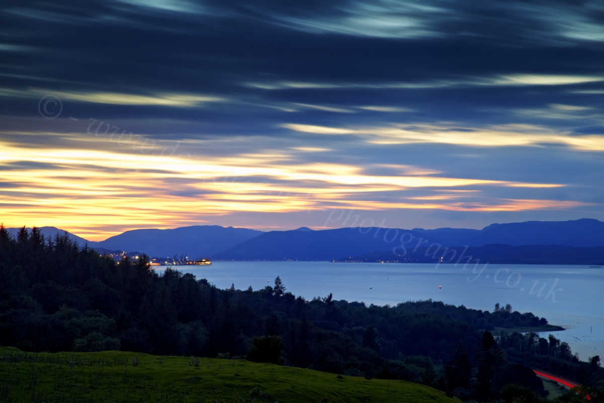 Dougie Coull Photography: Sunset from Langbank