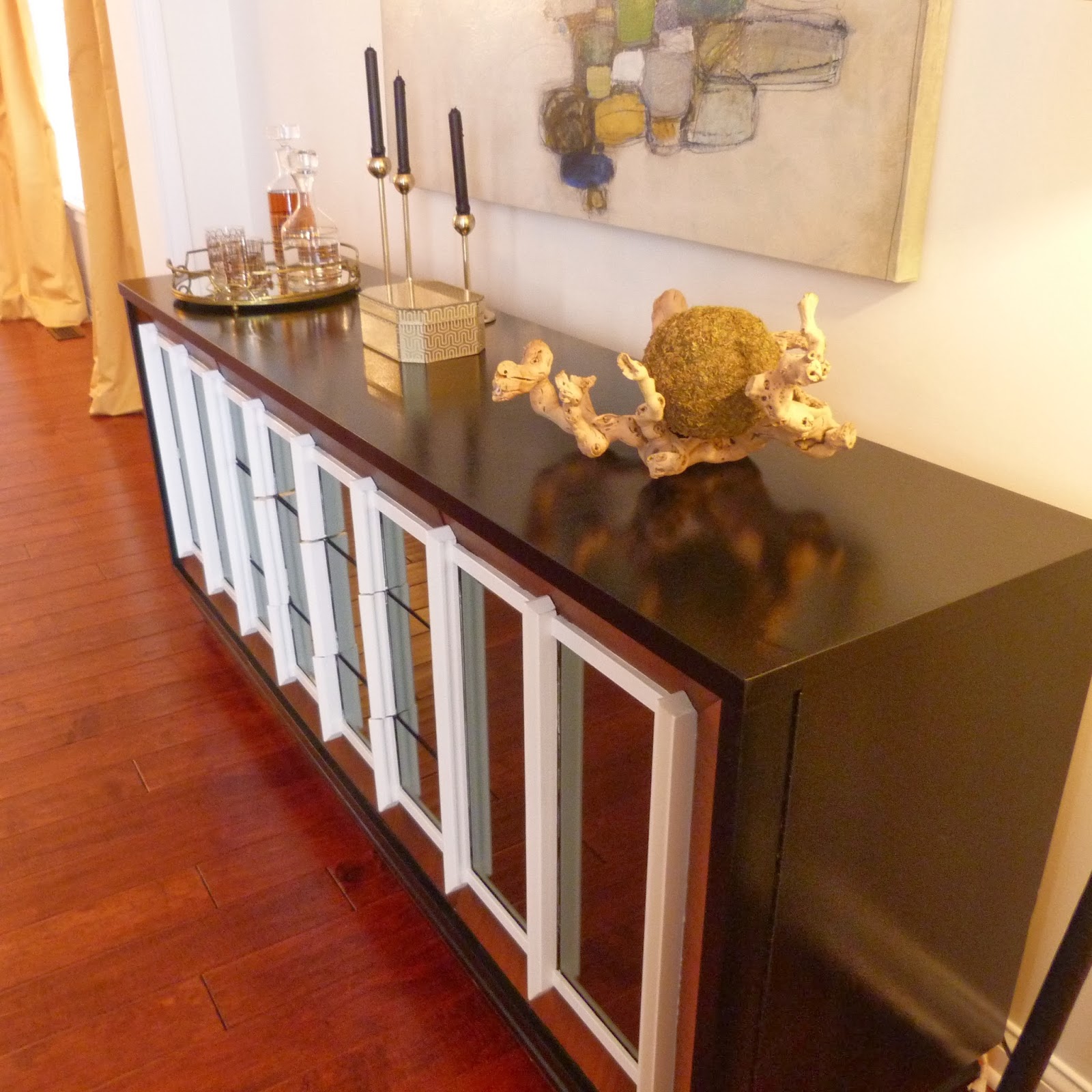 House Envy: A Modern Buffet Makeover Inspired by a Bangle