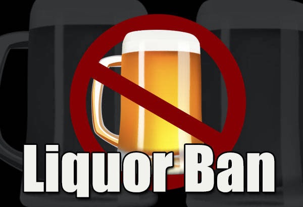 Liquor Ban imposed today, October 27 and 28 (Barangay Election 2013)