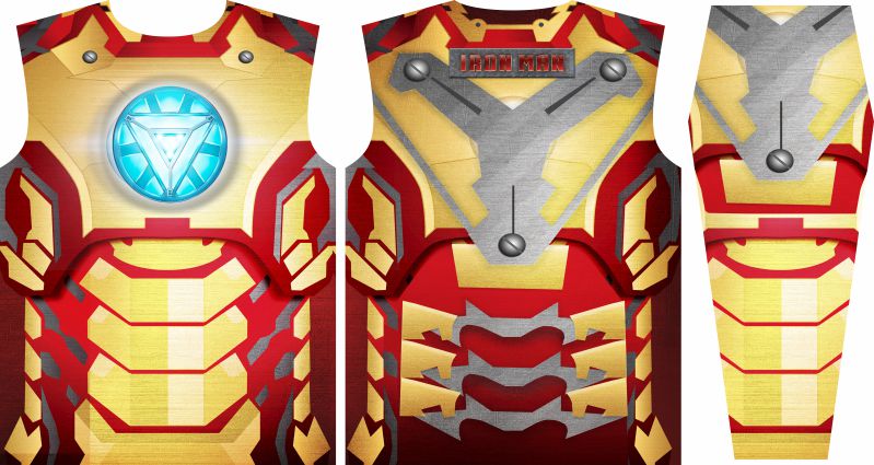 Iron Man Sublimation T-shirt design
